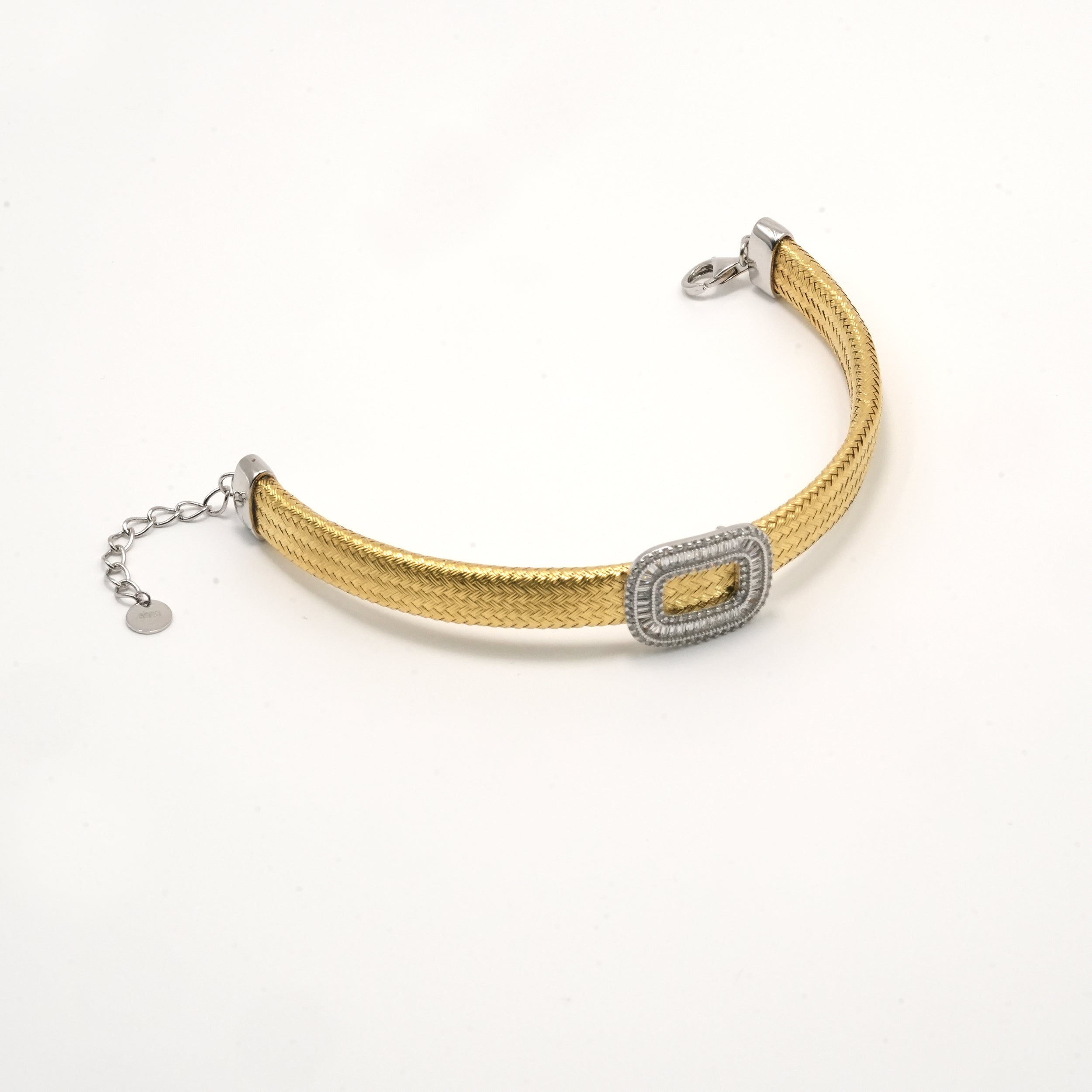 Royal Mesh GoldT one Bracelet – Minous Silver Jewellery